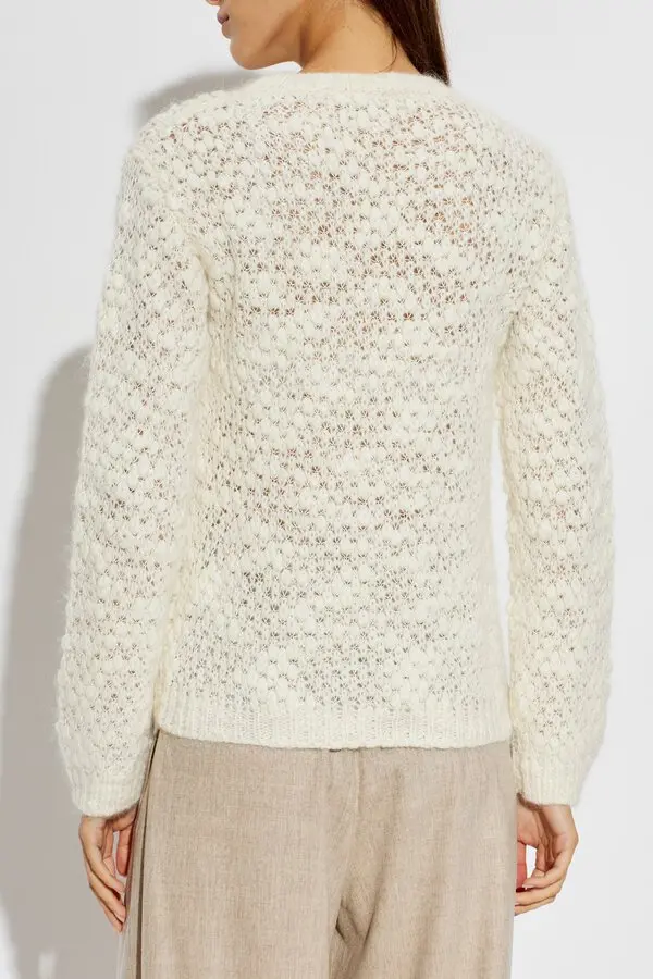 Fabiana Filippi Sequin Embellished Wool-blend Sweater