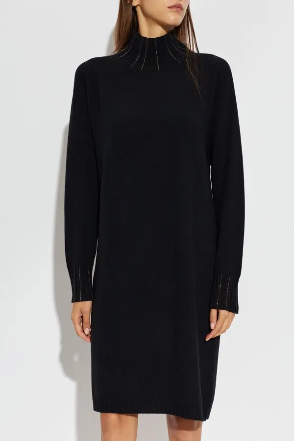 Fabiana Filippi Cashmere Blend Turtleneck Dress