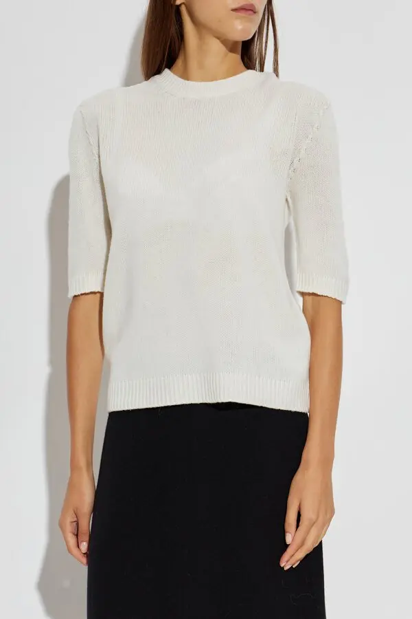 Fabiana Filippi Cashmere Short-sleeve Top