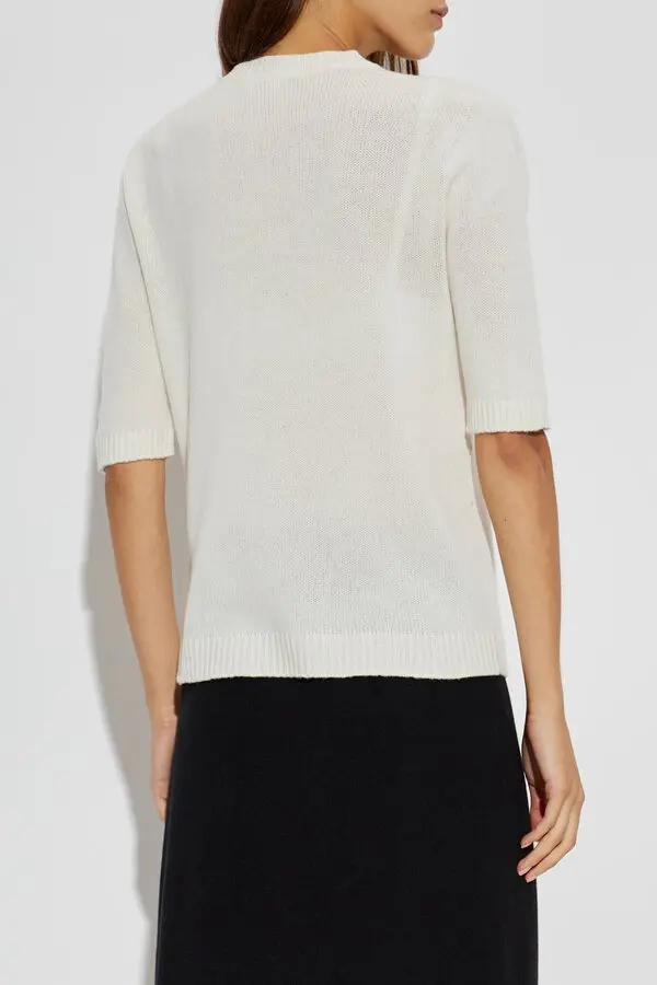 Fabiana Filippi Cashmere Short-sleeve Top