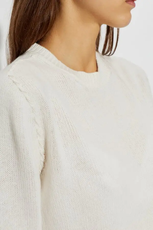Fabiana Filippi Cashmere Short-sleeve Top