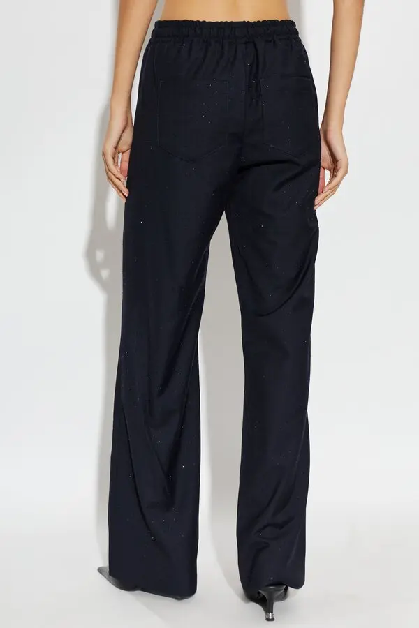 Zadig&Voltaire Wide Leg Trousers - Navy Blue