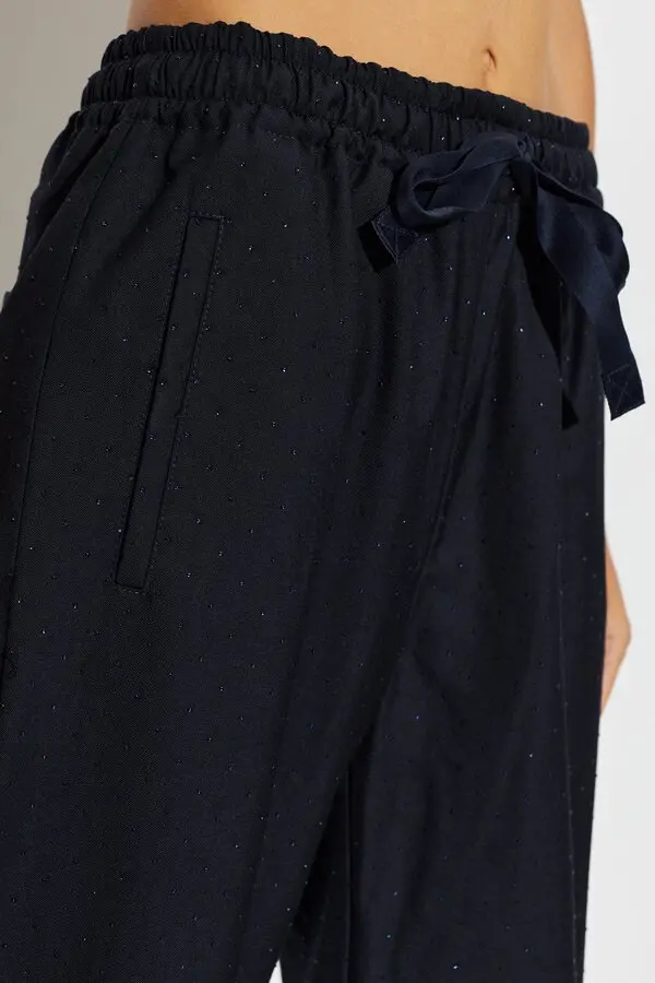 Zadig&Voltaire Wide Leg Trousers - Navy Blue