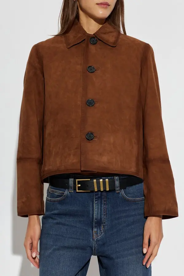 Zadig&Voltaire Lessa Suede Jacket - Brown