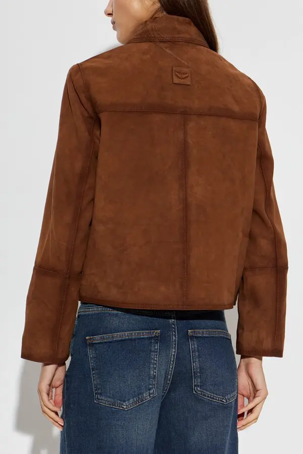 Zadig&Voltaire Lessa Suede Jacket - Brown