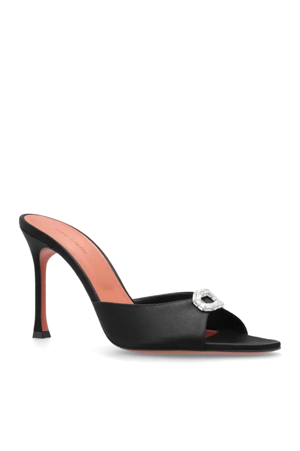 Amina Muaddi Heeled Mules ‘mini Camelia