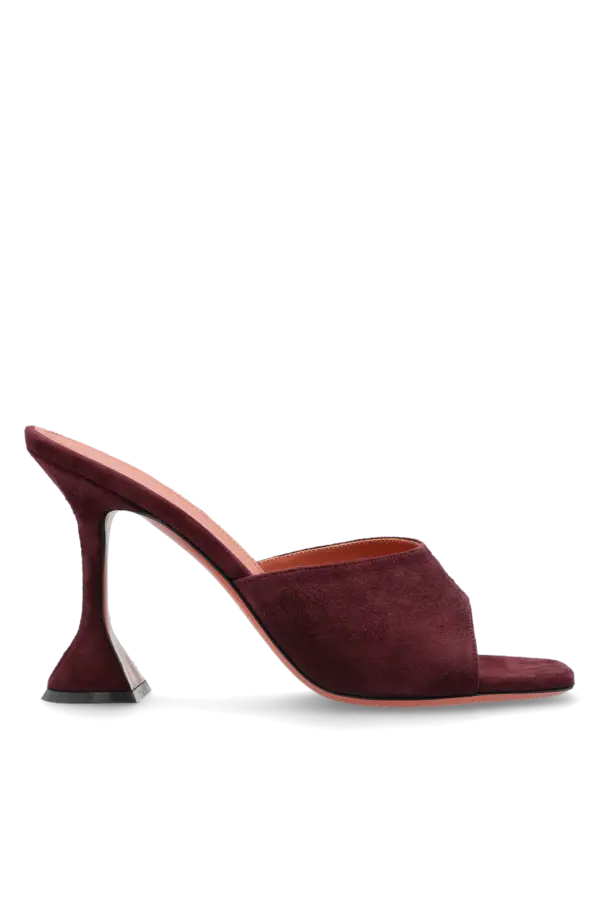 Amina Muaddi Lupita Heeled Mules - Purple