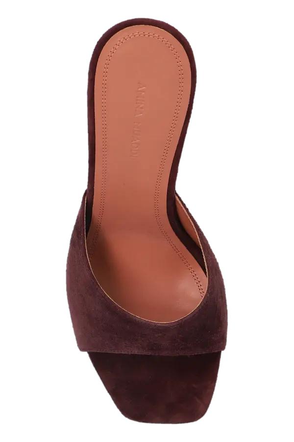 Amina Muaddi Lupita Heeled Mules