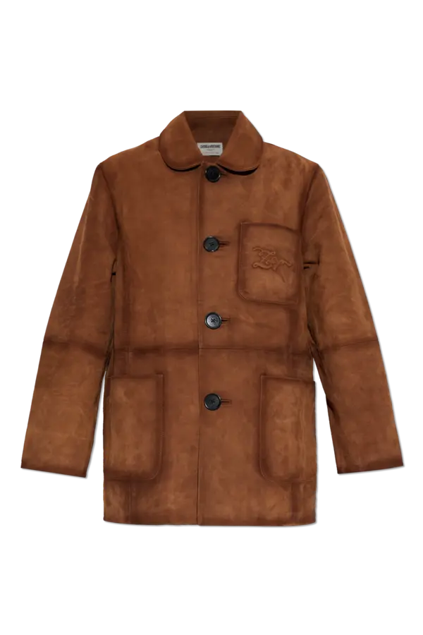 Zadig&Voltaire Suede Jacket Venezia - Brown