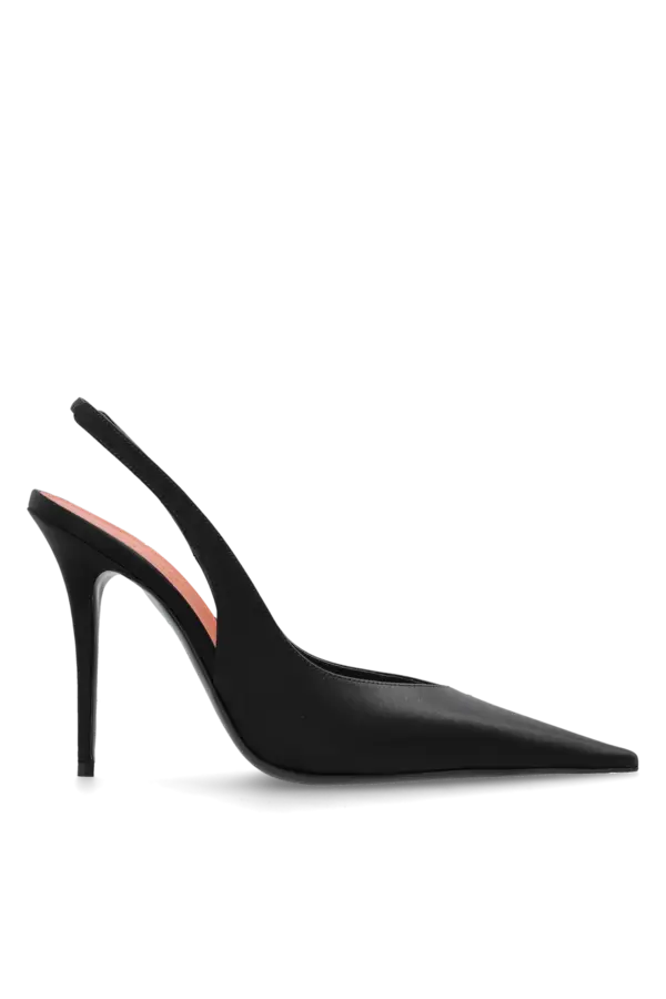 Amina Muaddi Anok’ Heeled Shoes - Black
