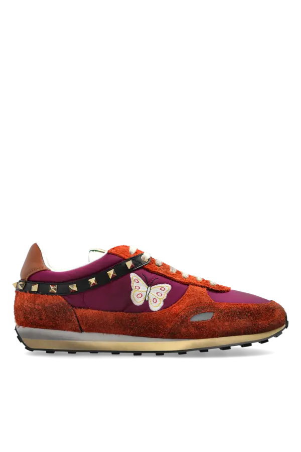 Valentino Garavani Low Top Vintage Effect Sneakers - Multicolour