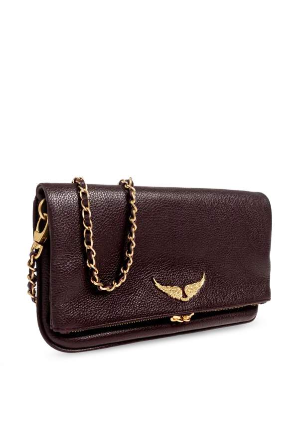 Zadig&Voltaire Leather Bag Rock - Purple