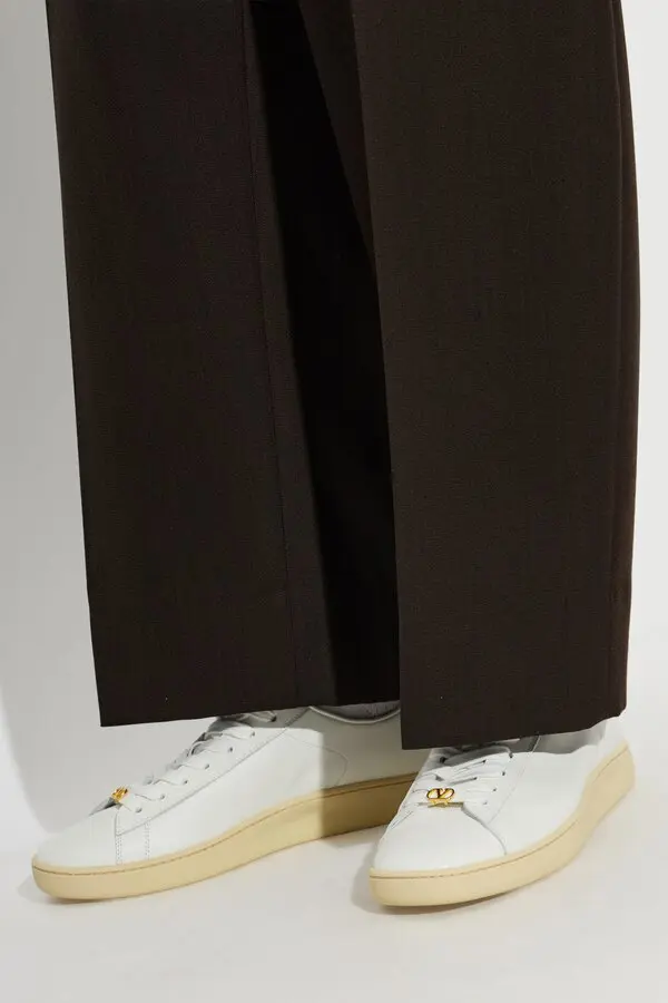 Valentino Garavani Leather Sneakers - White
