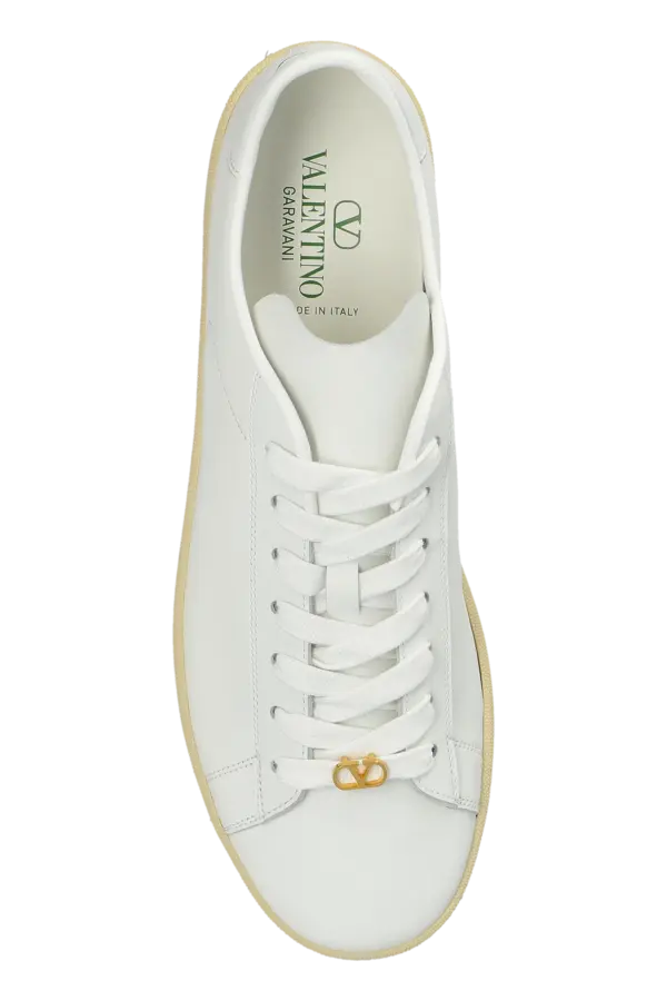 Valentino Garavani Leather Sneakers - White