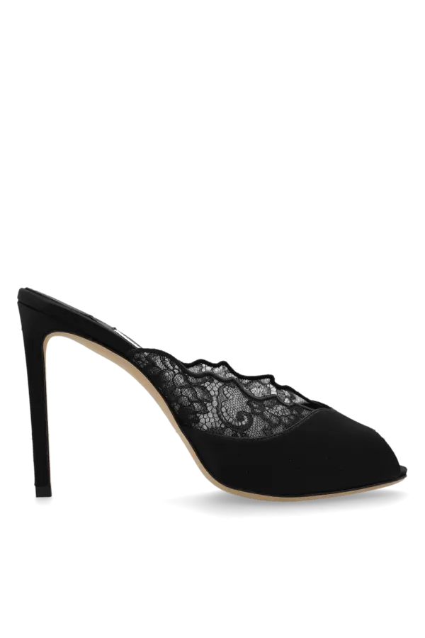 JIMMY CHOO Brigitte’ Heeled Mules - Black