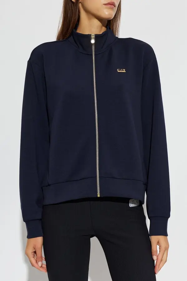 EA7 Sweatshirt With Stand-up Collar