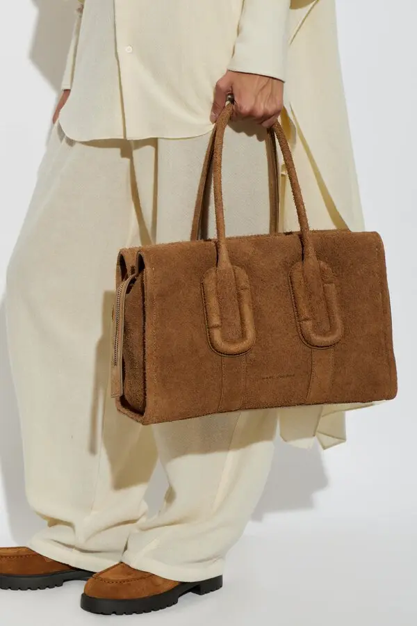 Marc Jacobs Suede Shopper Bag - Brown