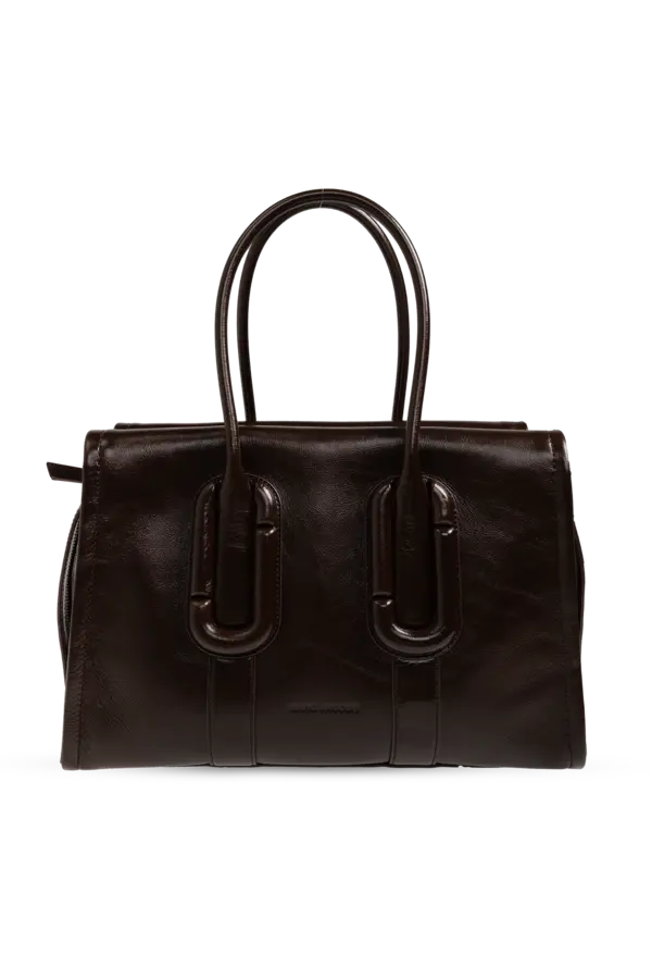 Marc Jacobs Leather Shopper Bag - Brown