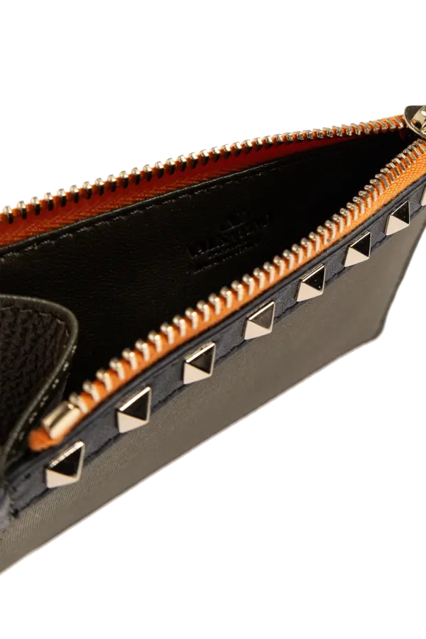 Valentino Garavani Card Holder With Studs
