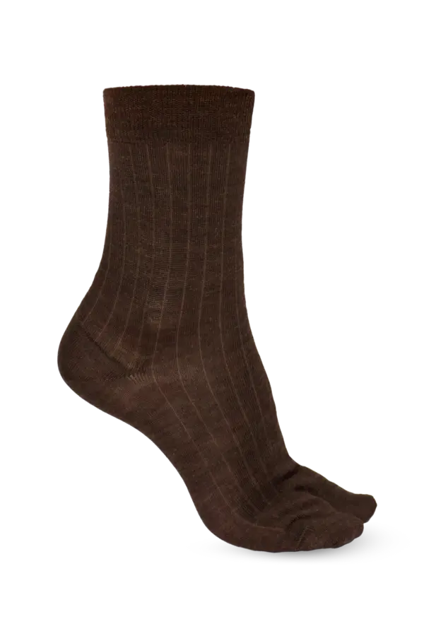MAISON MARGIELA Wool Socks - Brown