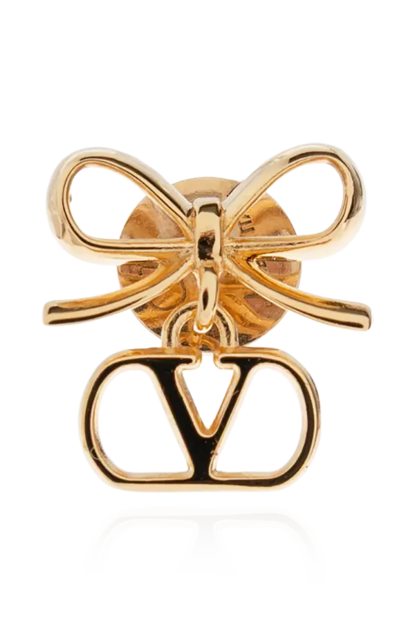Valentino Garavani Bow Logo Earrings