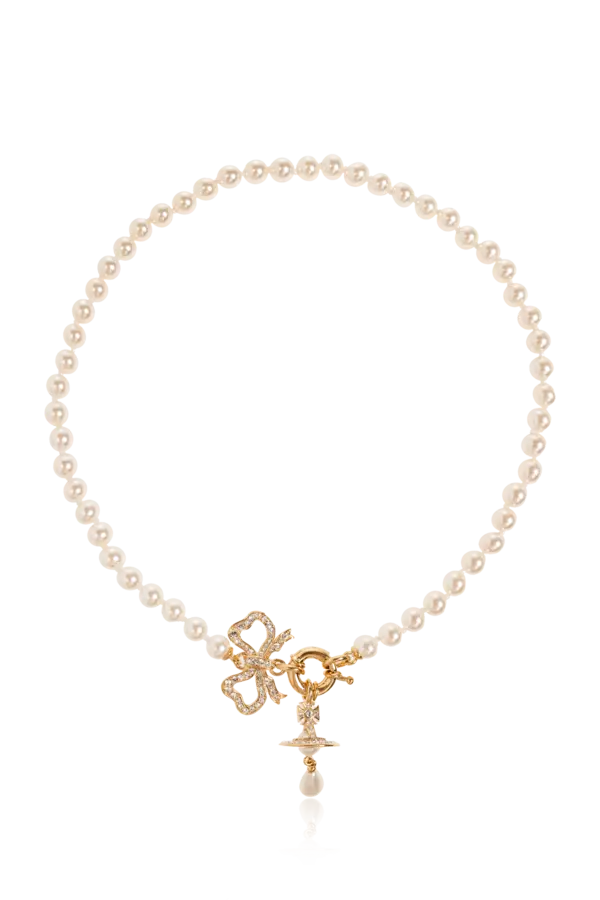 VIVIENNE WESTWOOD Rigoberta" Necklace - Cream