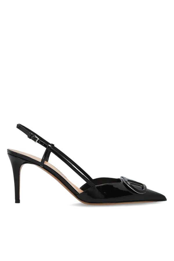 Valentino Garavani Leather Heeled Shoes - Black