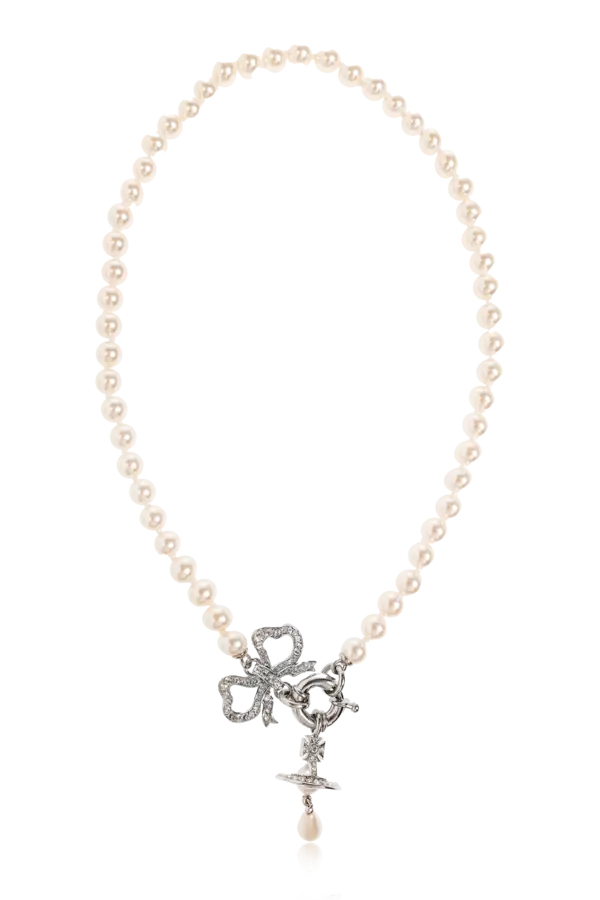 VIVIENNE WESTWOOD Rigoberta" Necklace - Cream