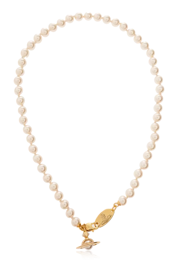 VIVIENNE WESTWOOD Simonetta" Necklace - Cream