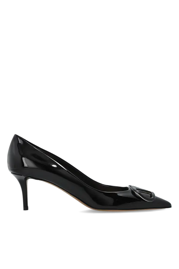 Valentino Garavani Leather Heeled Shoes - Black
