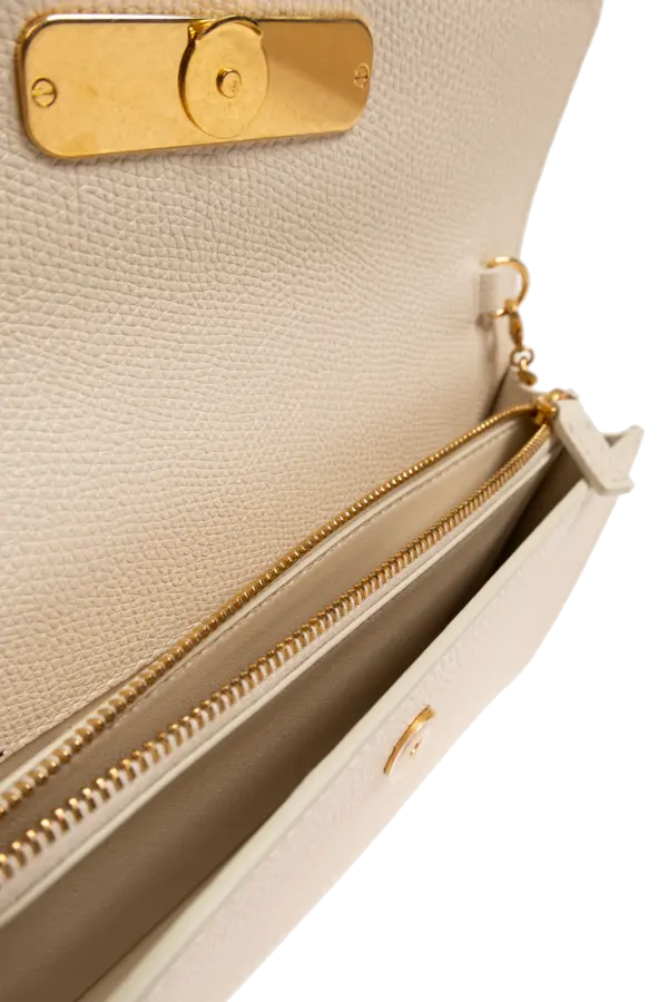 Valentino Garavani Leather Wallet With Chain