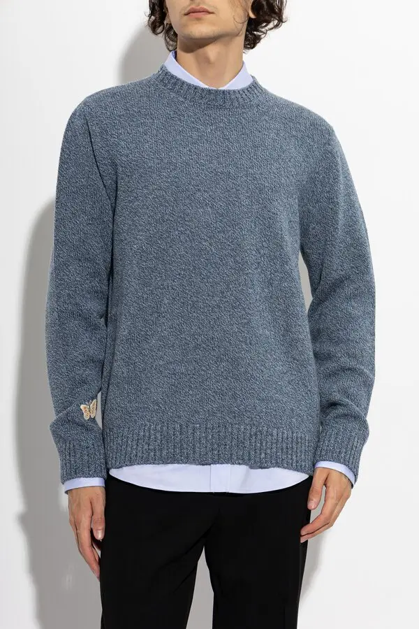 Valentino Garavani Wool Sweater With A Crew Neck