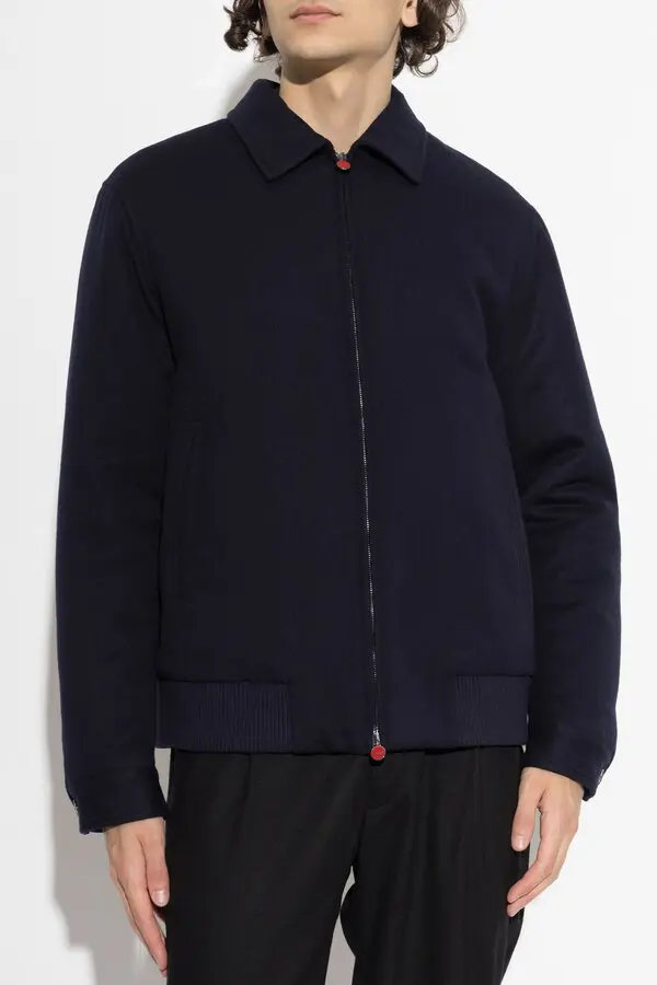 Kiton Wool Bomber Jacket