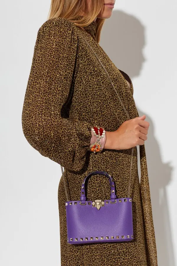 Valentino Garavani Leather Bag With Studs