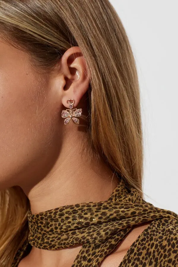 Valentino Garavani Earrings With Shimmering Crystals