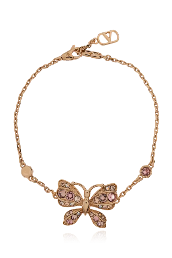 Valentino Garavani Bracelet With A Butterfly Charm