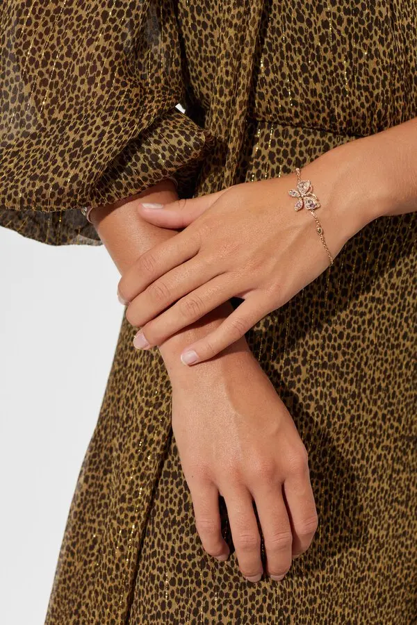 Valentino Garavani Bracelet With A Butterfly Charm