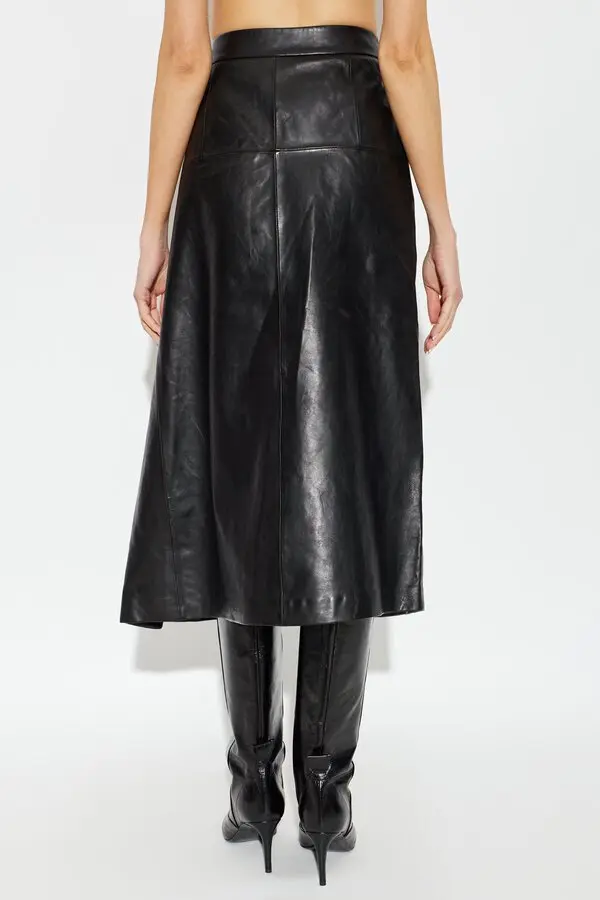 IRO PARIS Leather Skirt Rimera