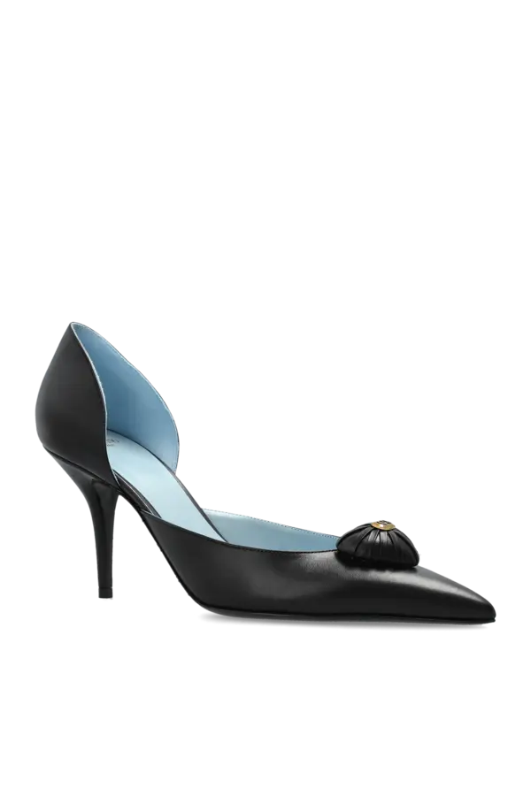 Valentino Garavani Leather Heeled Shoes - Black