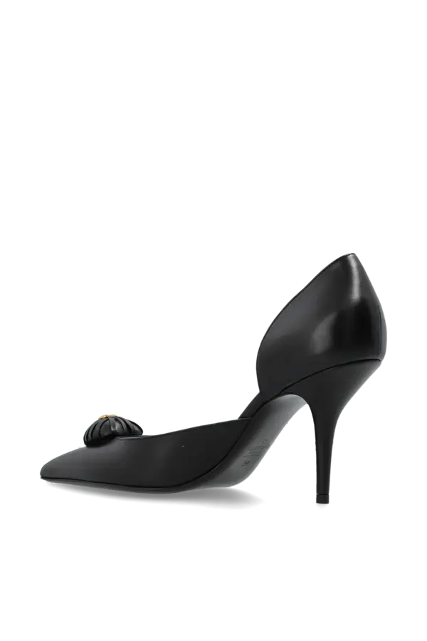 Valentino Garavani Leather Heeled Shoes - Black