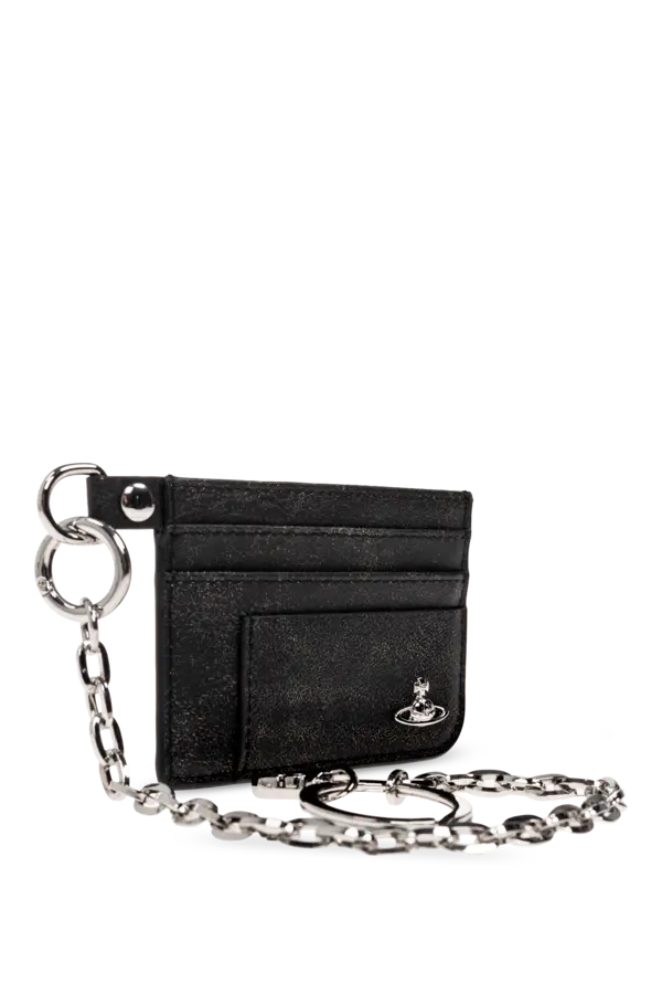 VIVIENNE WESTWOOD Leather Card Holder With Keyring