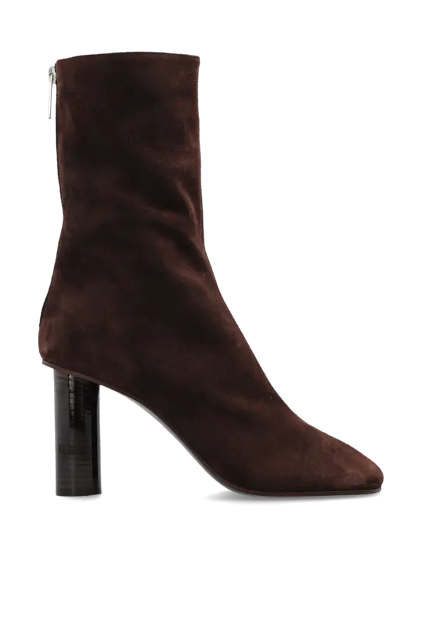Paris Texas Alice Suede Ankle Boots - Brown