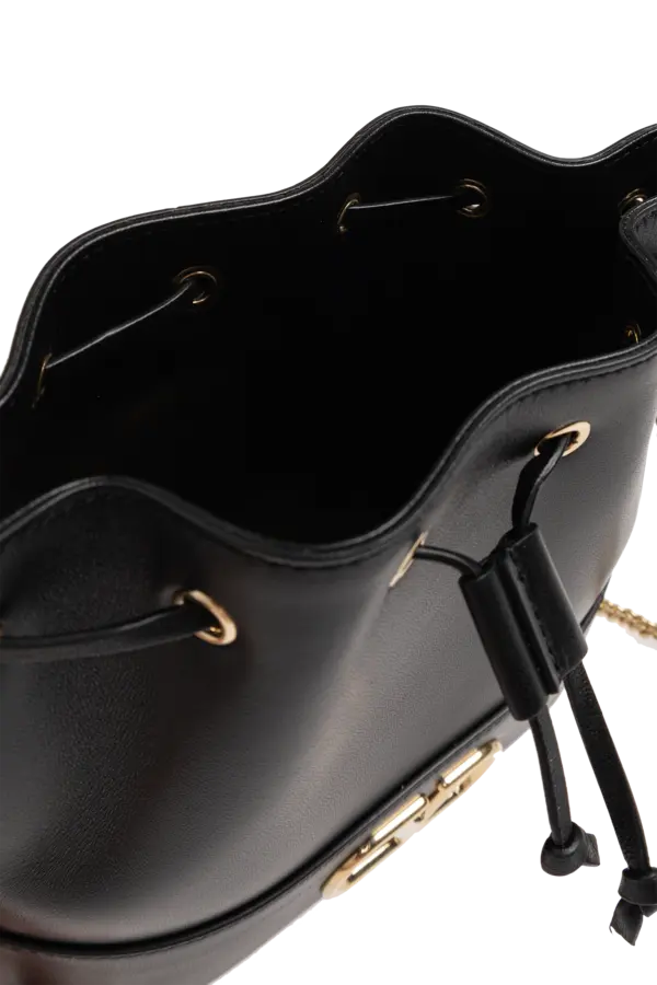 Valentino Garavani Leather Bucket Bag With Logo