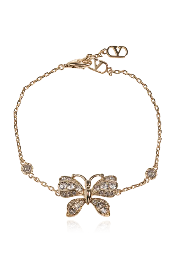 Valentino Garavani Bracelet With A Butterfly Pendant