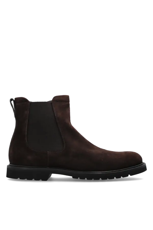 FABI Suede Chelsea Boots - Brown