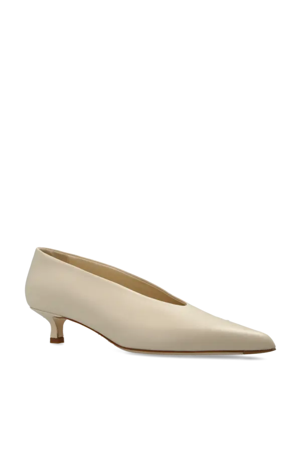 AeydĒ Clara Heeled Shoes - Cream