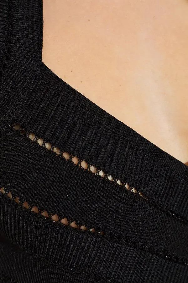 Balmain Halterneck Open Back Dress