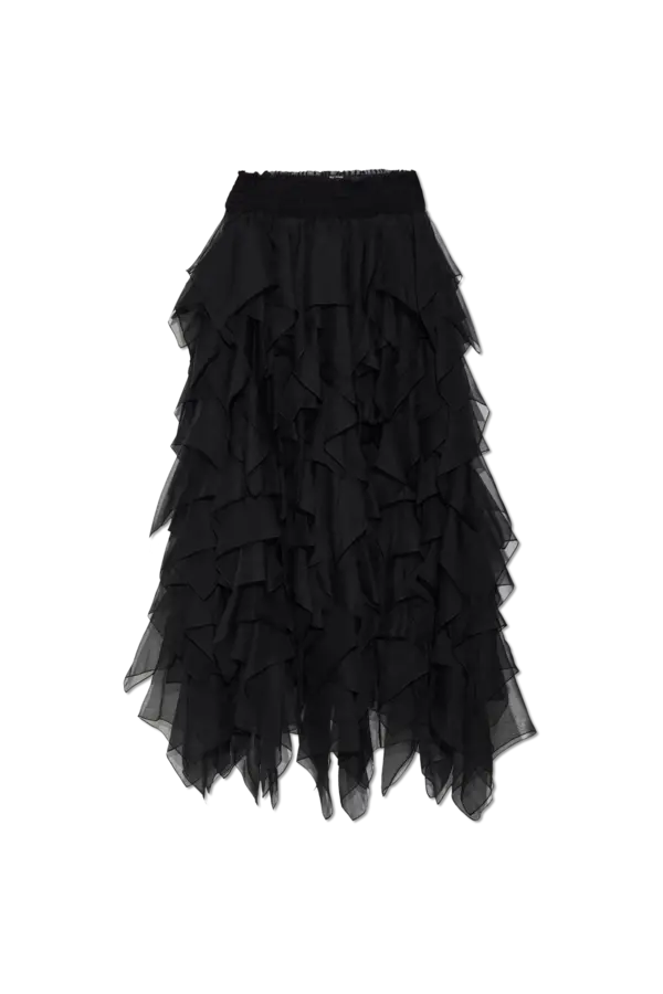 Balmain Silk Maxi Skirt