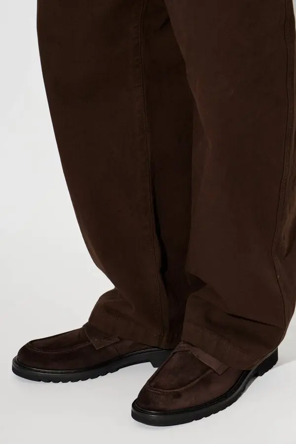 FABI Suede Loafers
