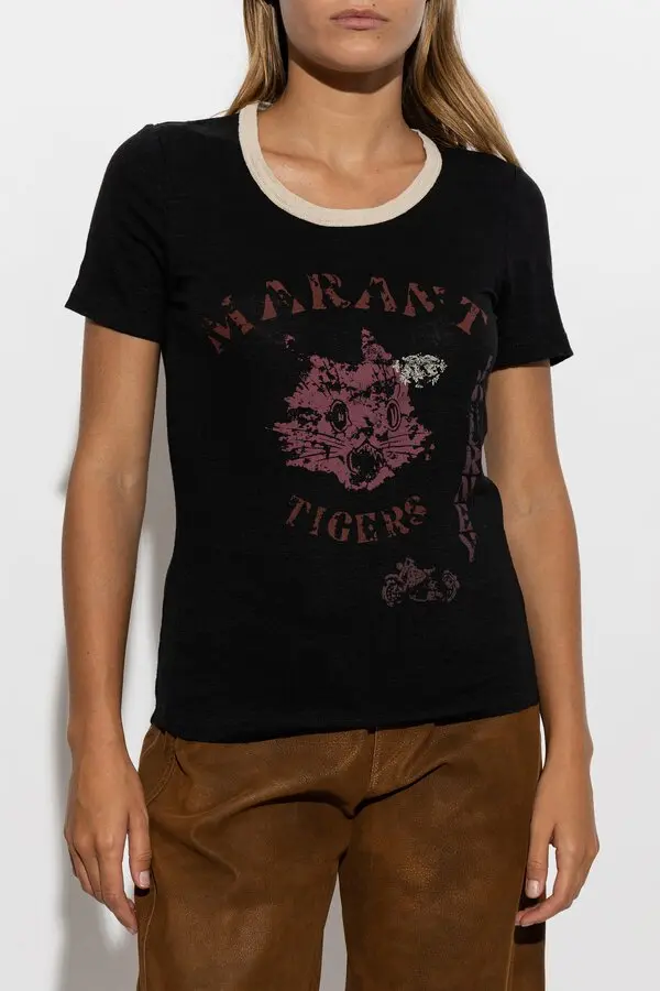 MARANT ETOILE Kiliann Linen T-shirt